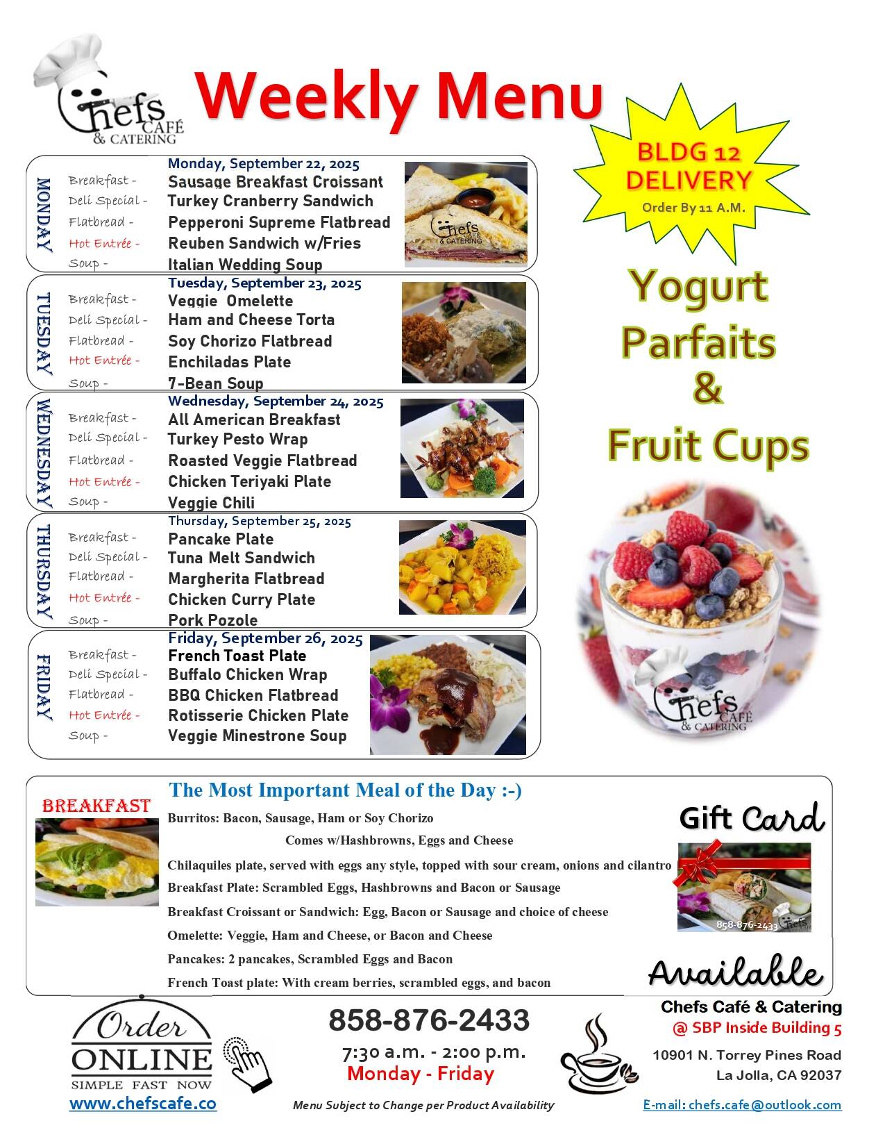 we are open 7 : 30 a m 2 : 00 p m